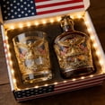 U.S. 250th Anniversary Heritage Whiskey Decanter & Glass Set, Patriotic ...