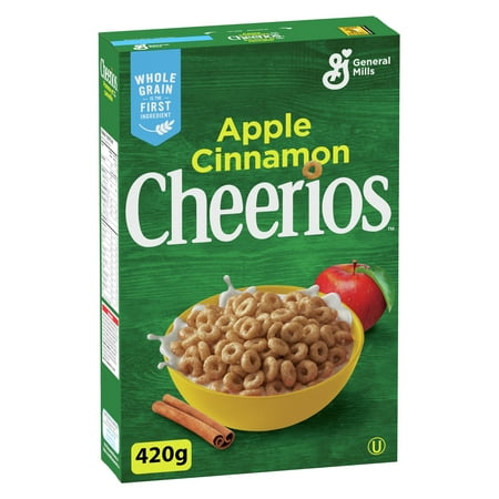 Cheerios Pommes et Cannelle, Céréales à Base de Grains Entiers, 420 g ...