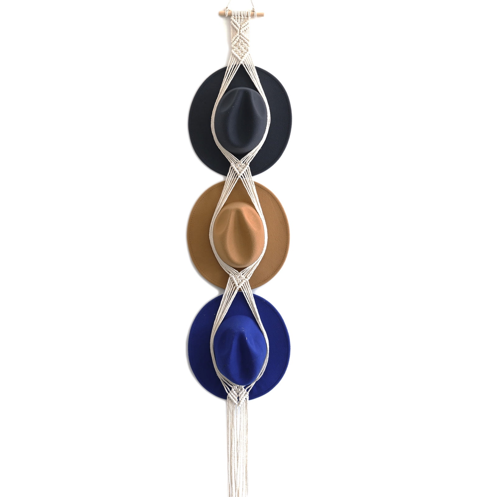 BYDOT Boho Hats Rack for Display Bohemian Cap Holder Cowboy Hat Hanger ...