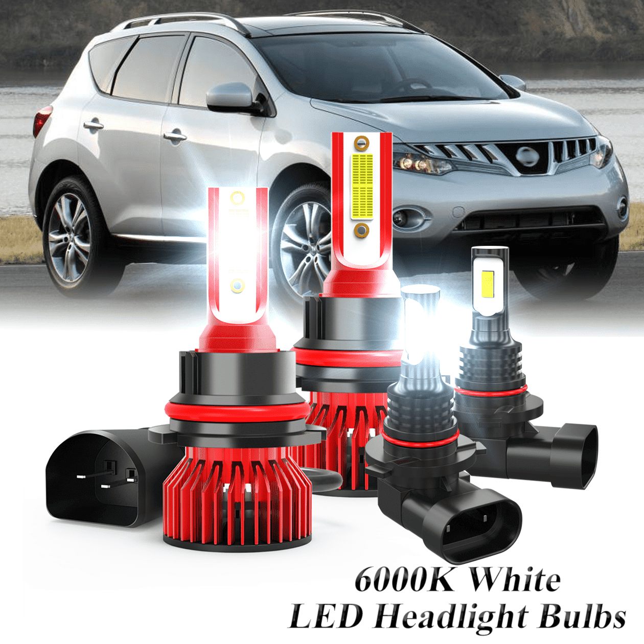 Click here for Aqj Fit For Nissan Murano 2003-2008 Led Headlight... prices