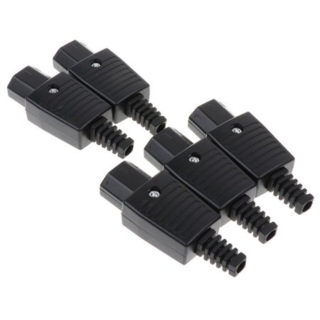 5 Packs Heavy-Duty Female Electrical Plug Replacement 3 Holes, AC Plug ...