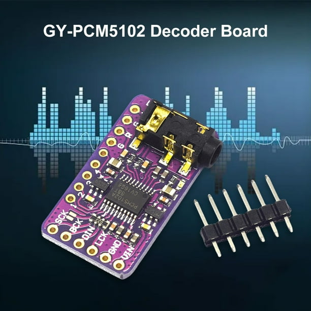 GY-PCM5102 I2S IIS DAC Módulo de voz convertidor digital a analógico para Raspberry Pi | Bodega ...