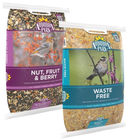 Audubon Park Wild Bird Seed, Waste Free Wild Bird Food and Nut, Fruit ...
