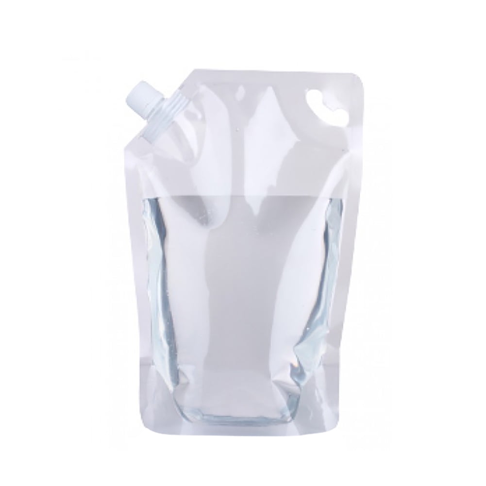 Aspire 50 Pcs 34 OZ Clear Side Spout Stand Up Pouch Bags w/ Handle ...