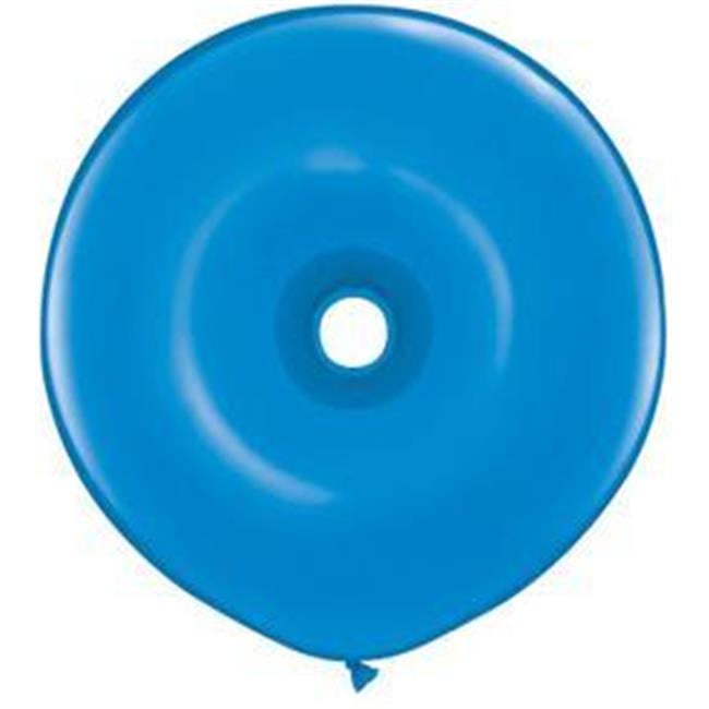 16 in. Donut Latex Balloon, Dark Blue - Walmart.com
