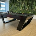 White Billiards Valenti Modern Slate Pool Table - Walmart.com