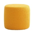Foot Rest Stool Footstool Bench Stepstool Padded Seat Small Cylinder ...