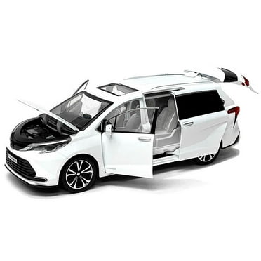 Toyota Sienna Silver Metallic 1/24 Scale Diecast Model Minivan Car with ...