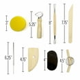 8 Piece ToolTreaux Basic Pottery Tools Modeling Clay Arts and Crafts ...