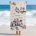 4th of July 2-in-1 Beach Towel Backpack,Quick Dry Beach Towel Blanket ...