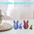 3D Printed Easter Bunny Egg Set 3D Printed Bunny Eggs with Bunny Inside ...