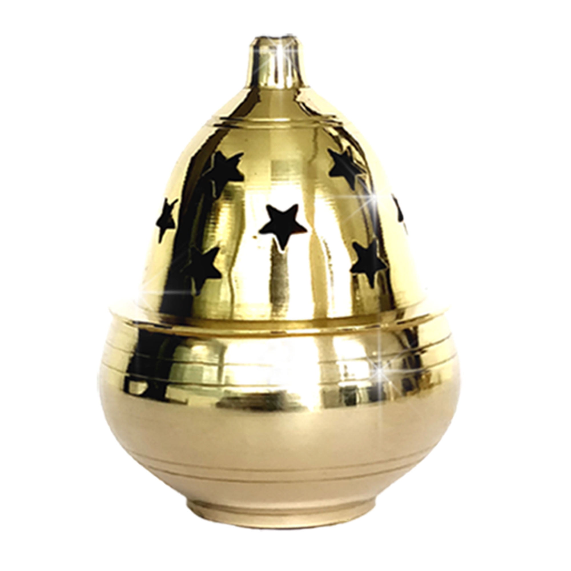 Shubhkart Solid Brass Kuber Goblet Akhand Jyot Oil Lamp Diya for Puja ...