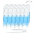 2ml Disposable Plastic Dropper Transfer Graduated Pipettes White 142 ...