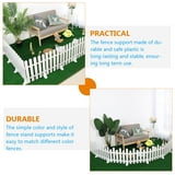 Soimiss Fence Post Base Plastic Easy Installation Homeowners Christmas ...