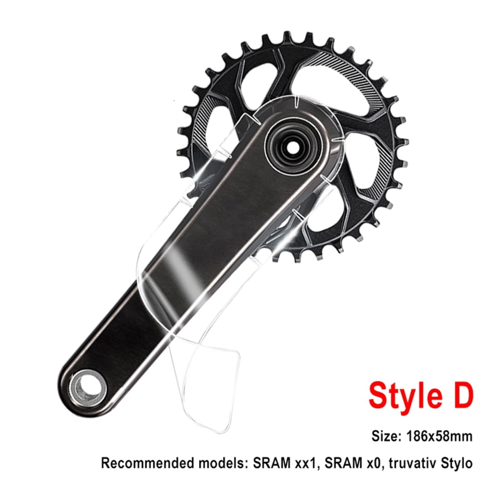 3Pcs TPH MTB Crank Transparent Protective Stickers Crank Film for Road ...