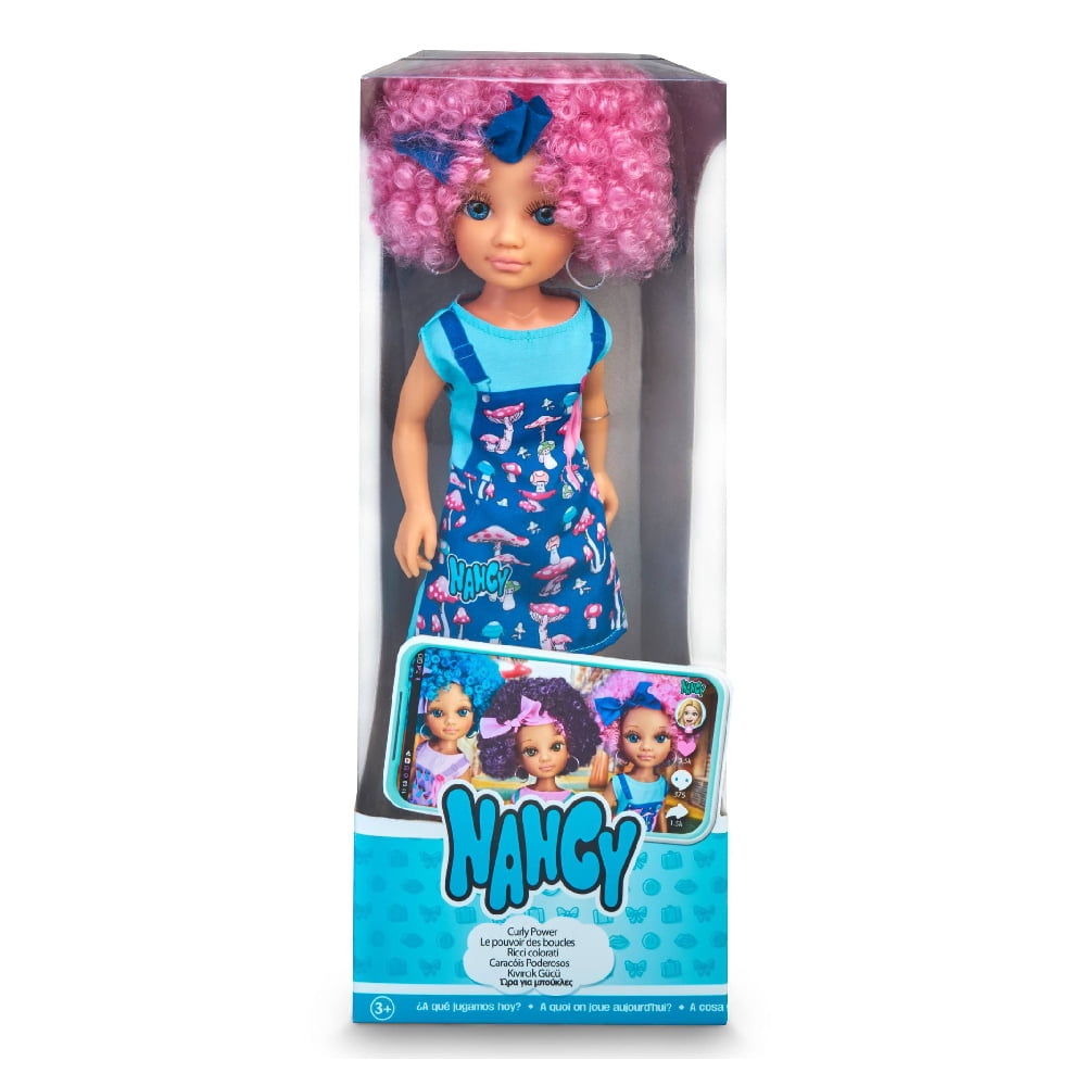 Chinos de Colores Nancy 42cm con Cabello Afro y Accesorios | Bodega ...