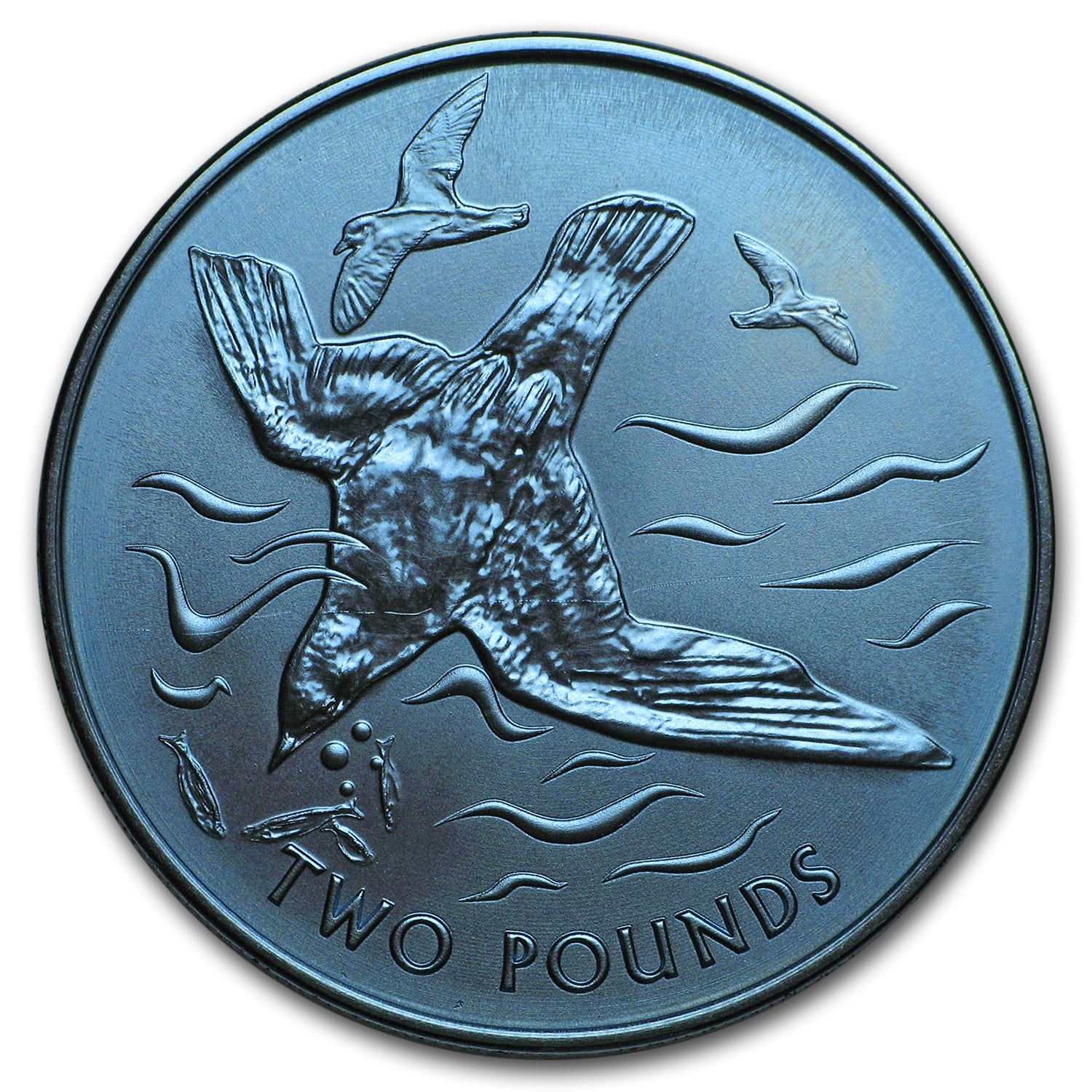 2018 British Virgin Islands 1/3 oz Blue Titanium Blue Petrel - Walmart.com