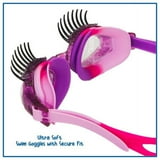 Eye Pop Pink and Purple Swimming Sport Goggles - Walmart.com