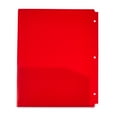 Pen+Gear 2-Pocket Poly Folders, Red, 9.4" x 11.4", 50 Pack - Walmart.com