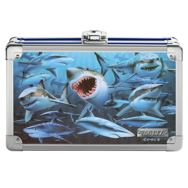 Vaultz 3D Shark Locking Pencil Box - Walmart.com