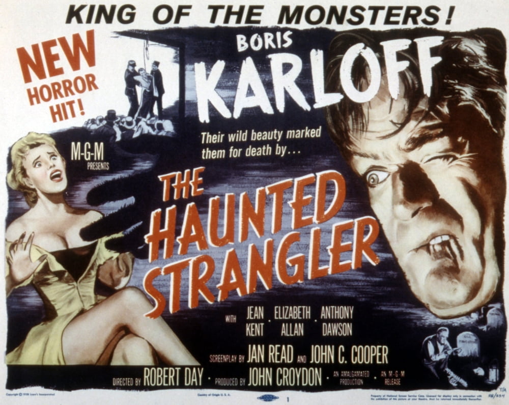 Grip Of The Strangler (Aka The Haunted Strangler) Boris Karloff 1958 ...