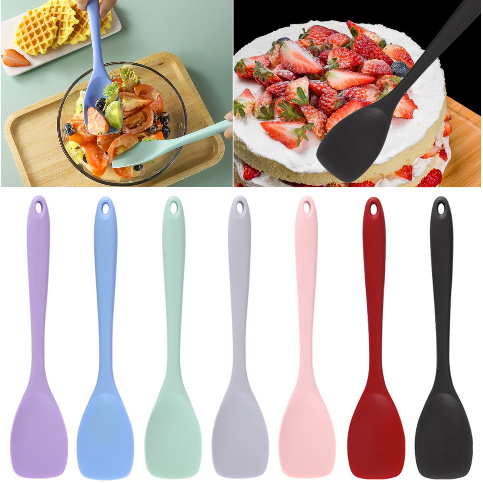 Walbest Duck Tongue Shovel Food Grade Silicone Non-stick Cake Scraper ...