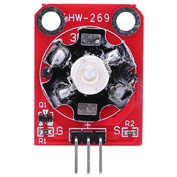 Módulo LED RGB de alta potencia para placa de módulo LED Arduino 3W con ...