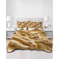 Burritos Food Quilts Bedding Set Twin Size Pancake Noodle Texture ...