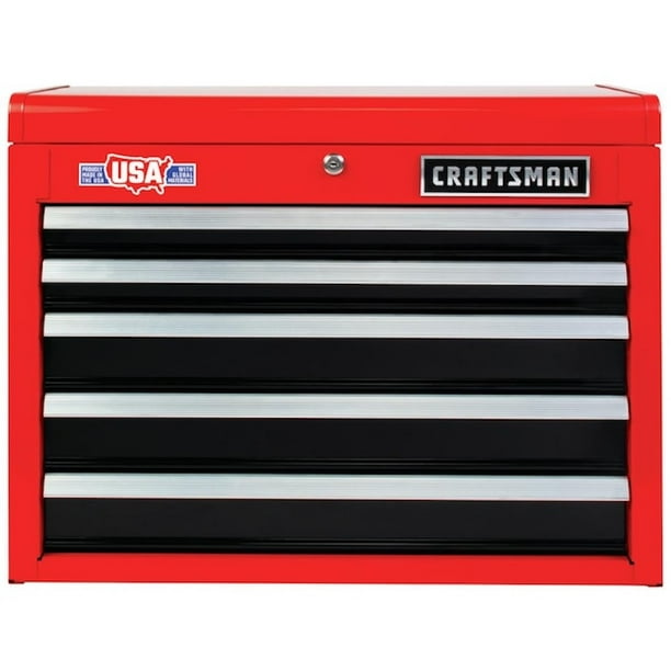 Craftsman 2000 Series 5-Drawer Steel Tool Chest 26 x. 19.75 x 12 Garage ...