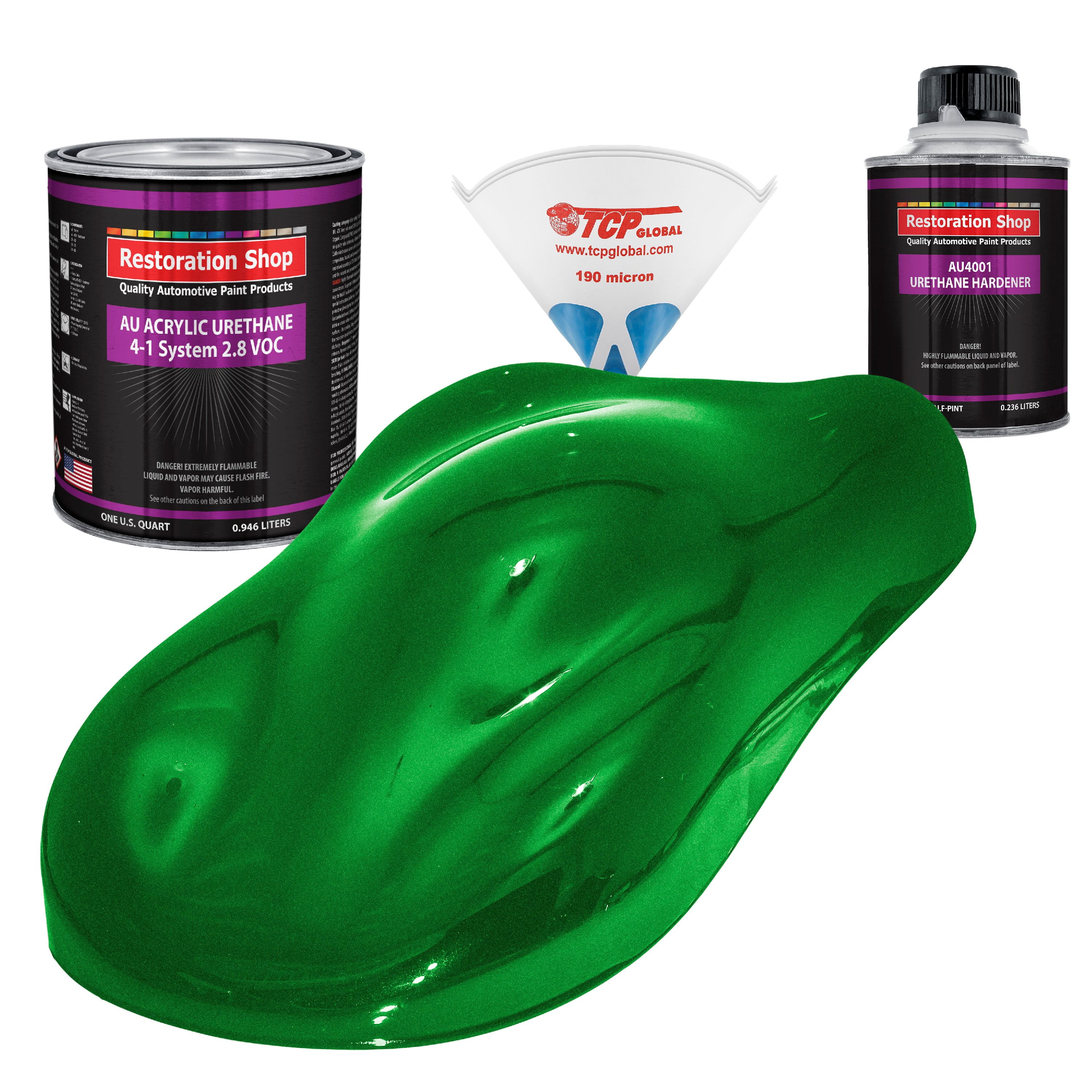Restoration Shop Firemist Green Acrylic Urethane Auto Paint Complete ...