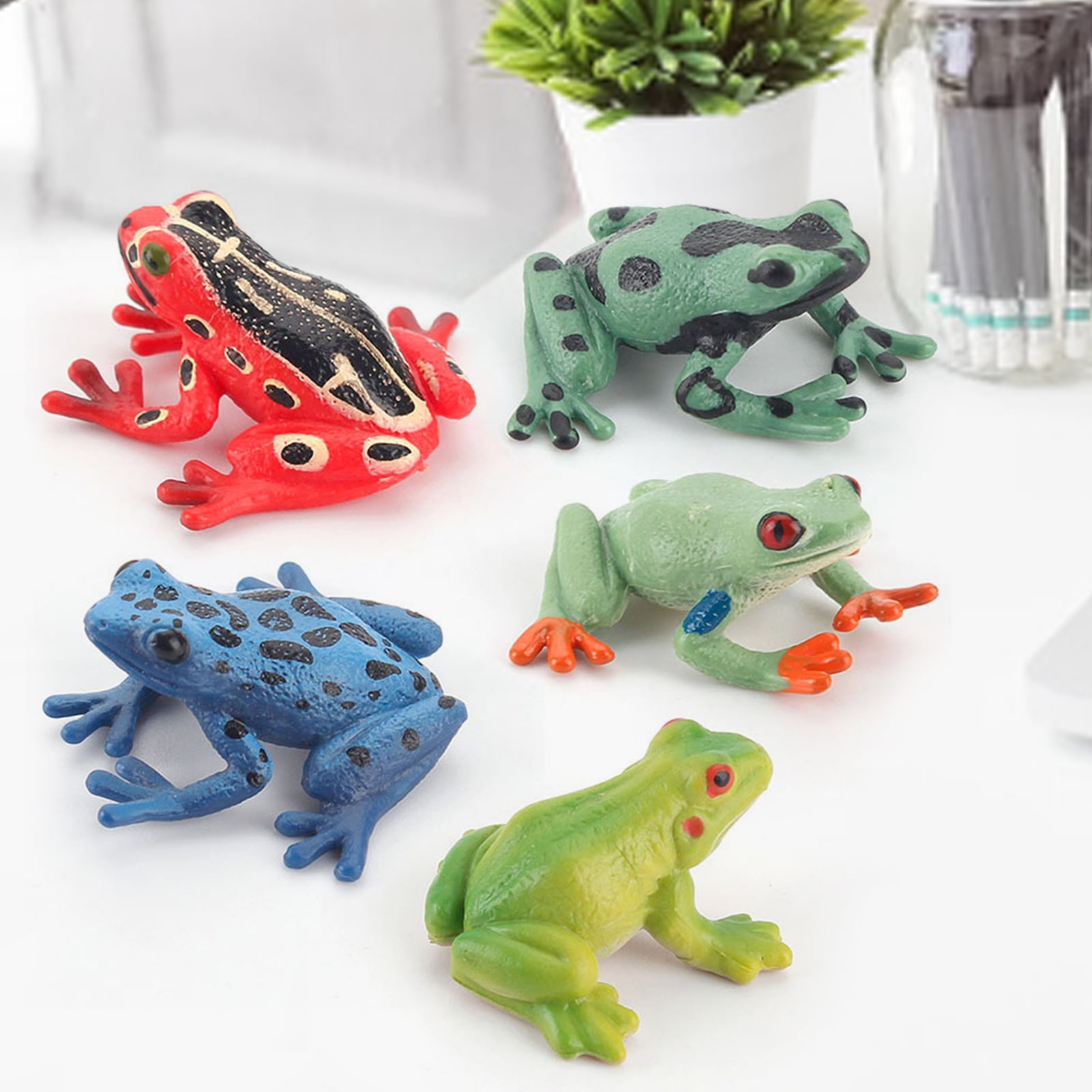 Click here for Flmtop Frog Model Smell-Less Solid Pvc Realistic F... prices