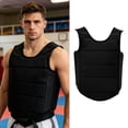 Boxing Chest Guard Breathable Karate Chest Protector Kickboxing Upper ...
