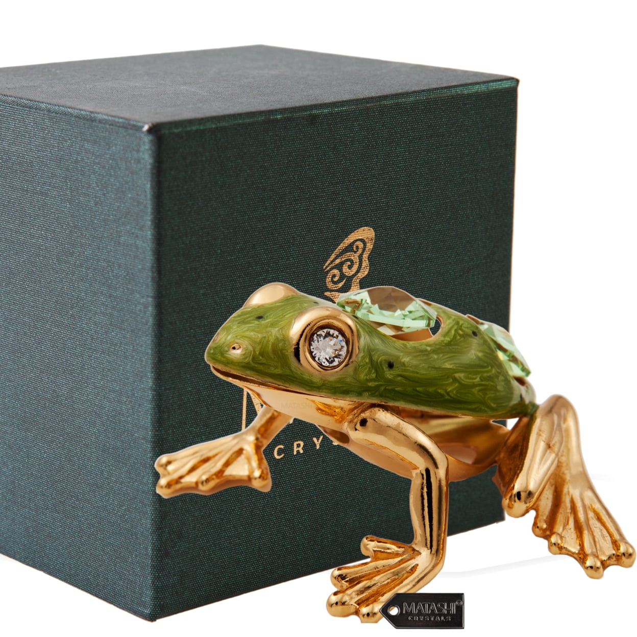 Matashi Home Decorative Tabletop Showpiece 24K Gold Plated Crystal ...