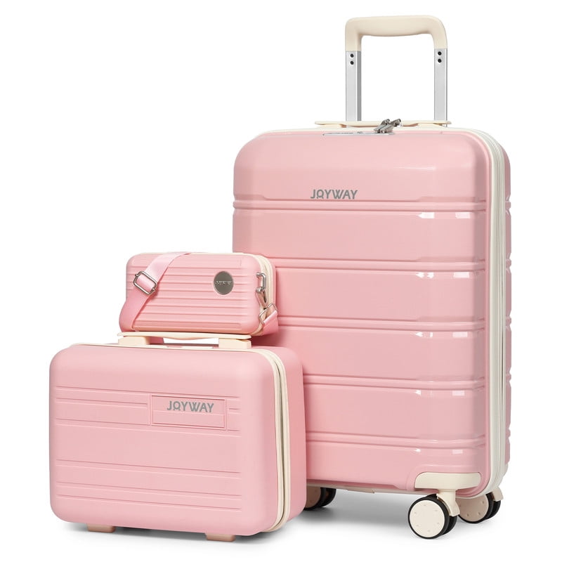 Click here for Joyway 3-Piece Carry-On Suitcase Set 20-Inch Hard-... prices