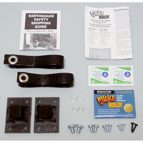 Quake Hold 04516 Quake Hold!® 70" Flatscreen Safety Strap - Walmart.com