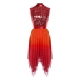 Kvysinly Women Liturgical Praise Dance Dress Sequin Sleeveless Worship ...