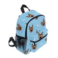 Cartoon German Shepherd Pattern Mini Backpack Cute Small Backpack with ...