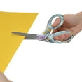 Westcott 8" Fashion Sewing Scissors, Titanium Bonded, Bent, Floral ...