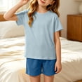 Bovxnpu Girls Boys Outfits Set Boys Girls Short Sleeve Sleepwear Set ...