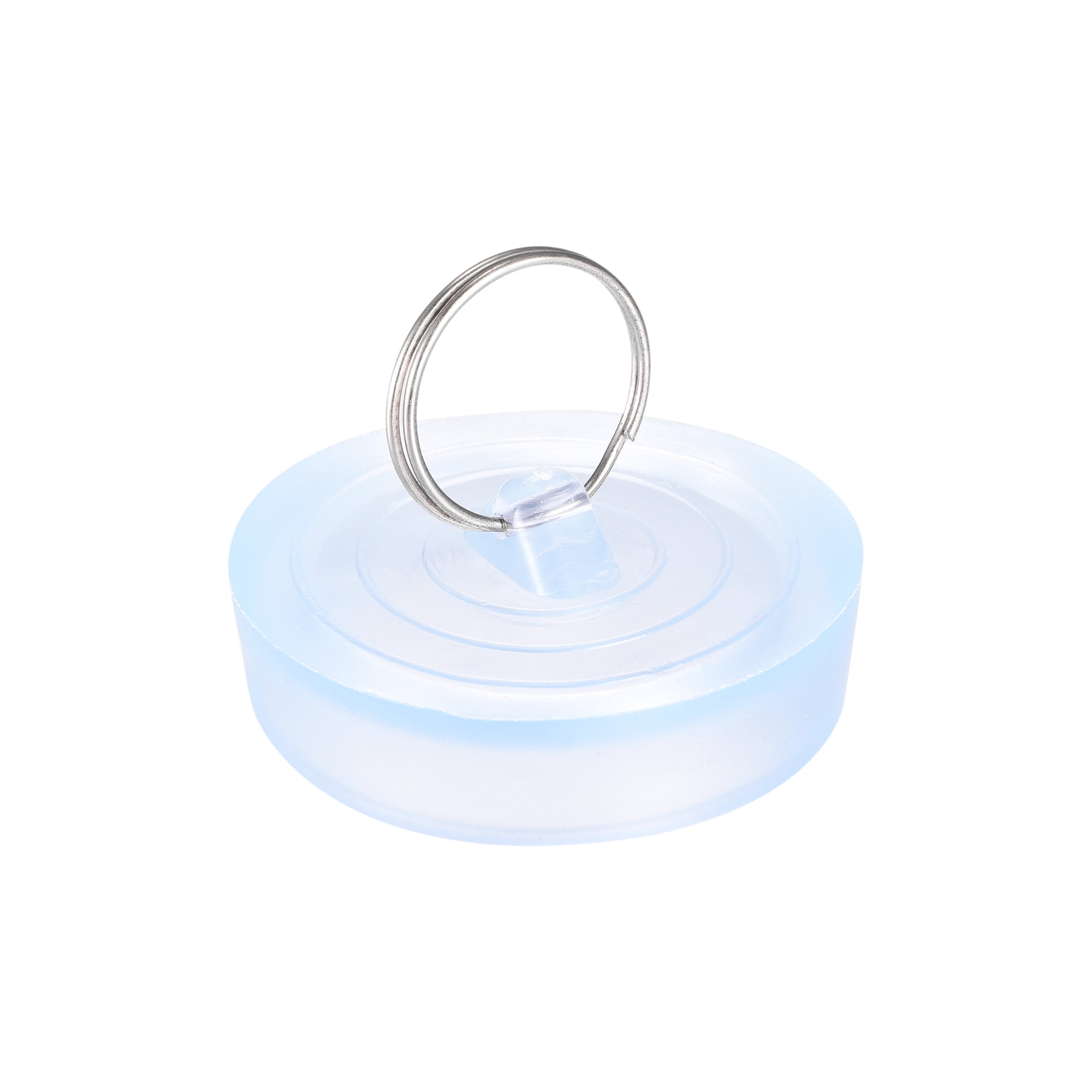 Uxcell Rubber Sink Plug, Clear Drain Stopper Fit 2" to 2-1/16" Drain ...