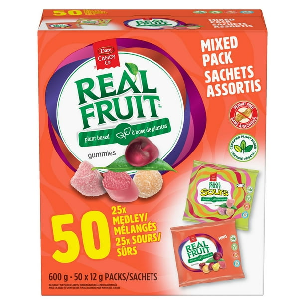 REALFRUIT Mini's 50ct Mixed Pack, Dare Real Fruit - Walmart.ca