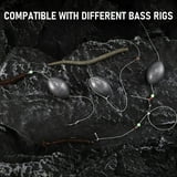 Dr.Fish Egg Sinker 1oz Fishing Weights 20pcs Sinkers Bass Fishing Casting Freshwater Saltwater ...