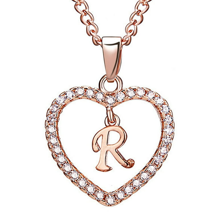 Letter R In Heart Shape