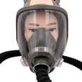 Electric Constant Flow Air Fed Respirator: Full Face Gas Mask for Spray ...