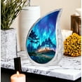 VALERASH Northern Light Urns for Human Ashes - Mountain Cremation Urn ...