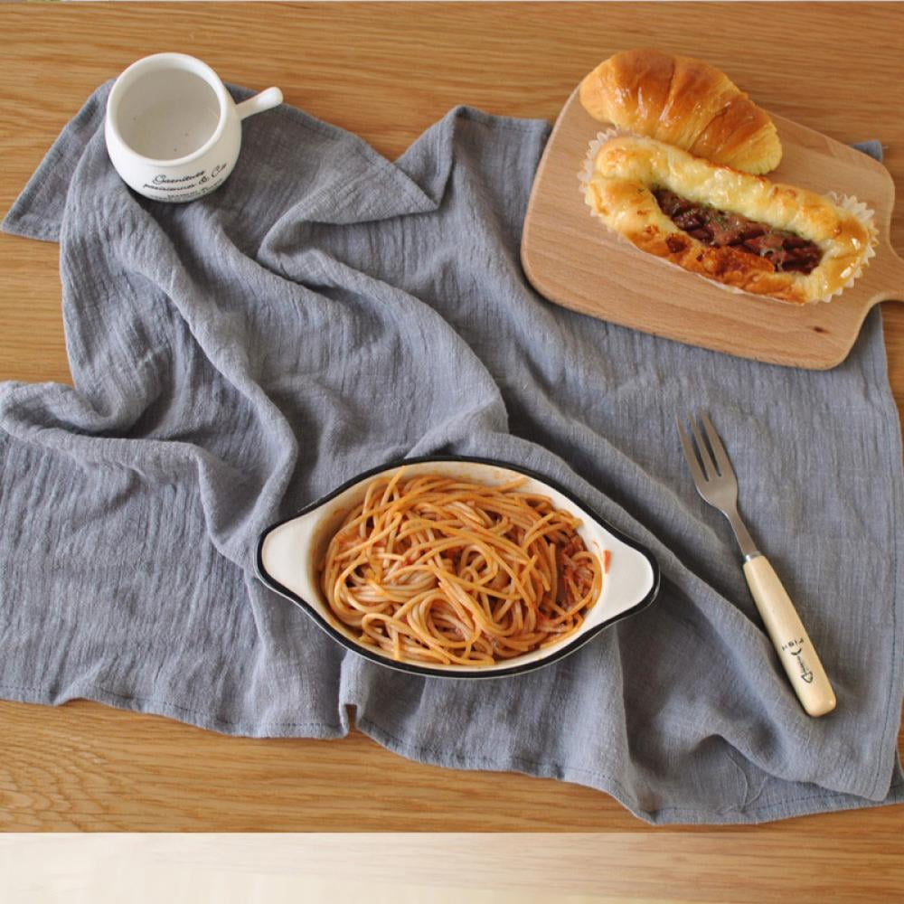 17.7" x 25.5" Japanese-Style Dining Kitchen Cotton Linen Braided Table ...