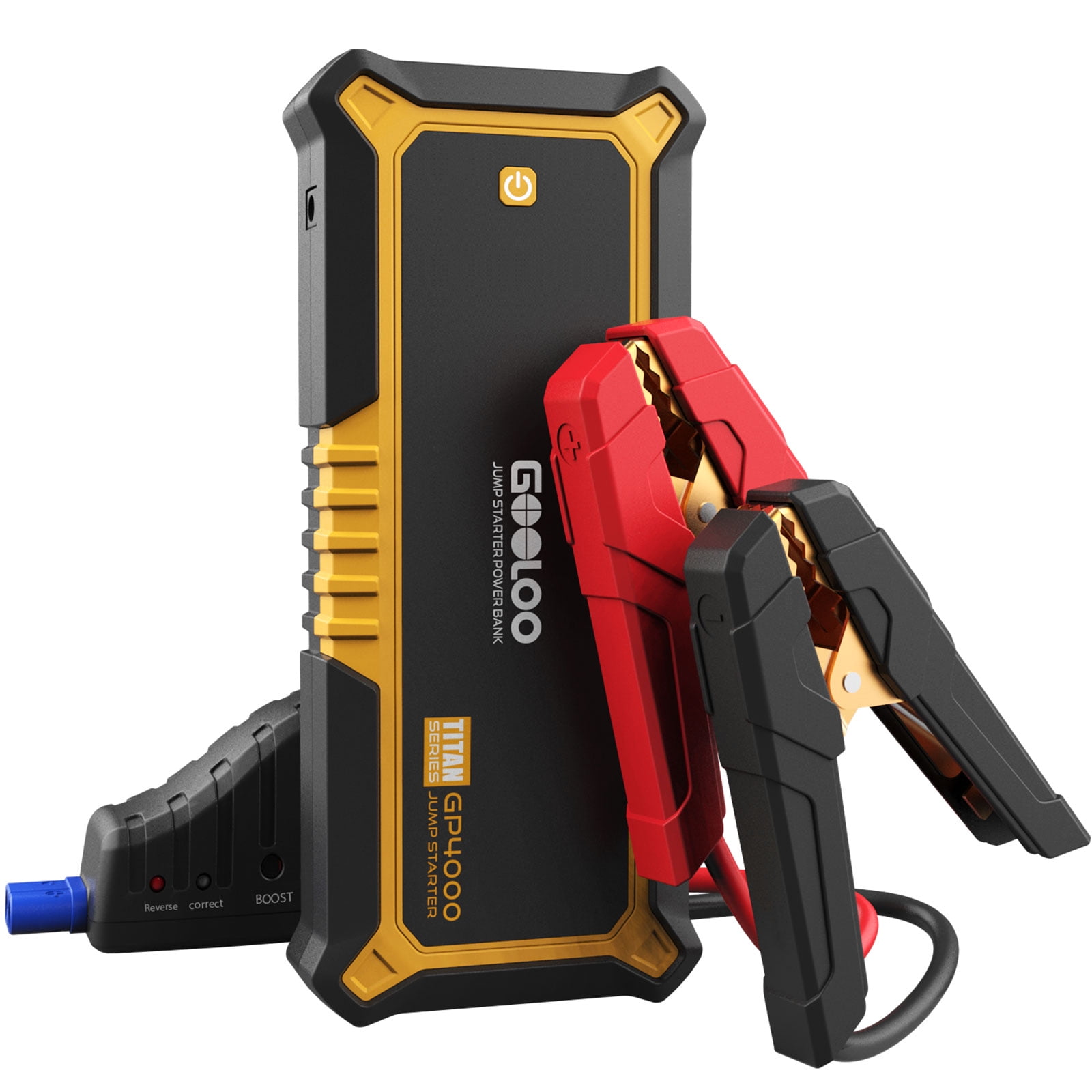 GOOLOO Car Jump Starter,4000A Peak 12V GP4000 Portable Jump Starter for ...