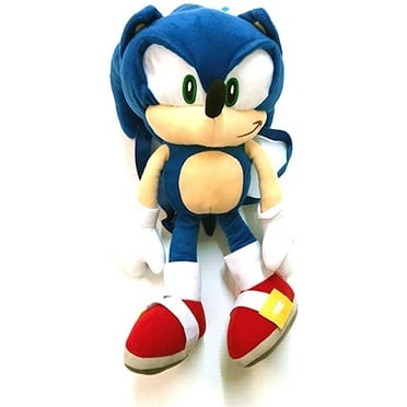 Sonic the Hedgehog 17" Plush Toy With Secret Zipper Pocket - Walmart.com
