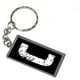 Letter Initial C Keychain Key Chain Ring - Walmart.com