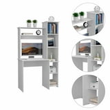 FM FURNITURE LLC Nashville Desk ,White - Walmart.com